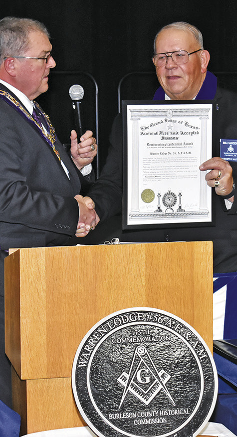 Caldwell’s Warren Masonic Lodge celebrates 175 years | Burleson County ...