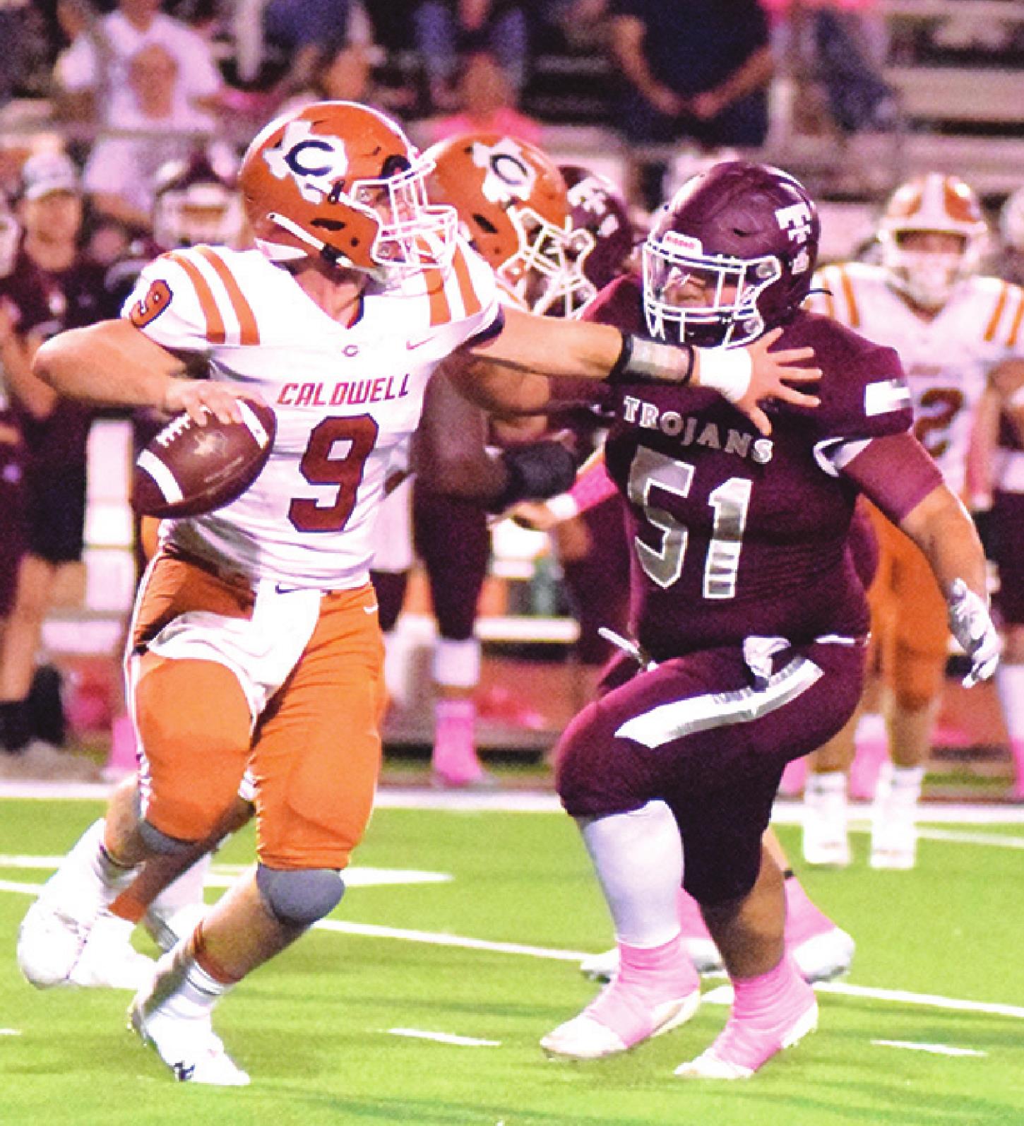 Hornets fall 21-20 at Troy despite good running game | Burleson County ...