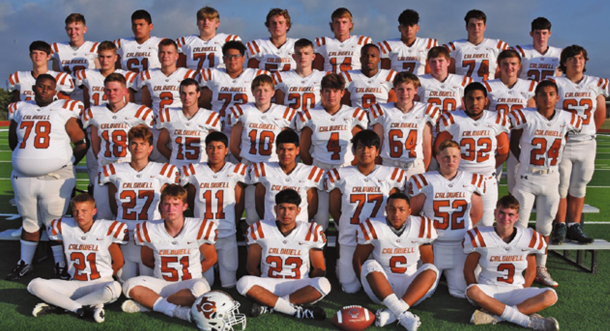 THE 2020 CALDWELL HORNET JUNIOR VARSITY football team | Burleson County ...