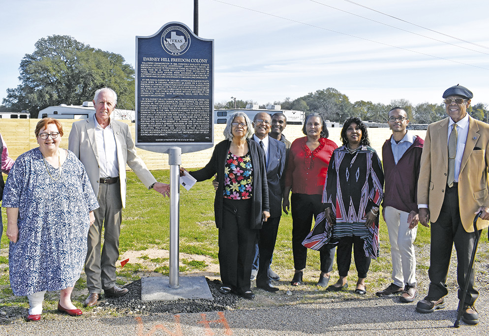 Texas historical marker dedicated at Dabney Hill | Burleson County Tribune