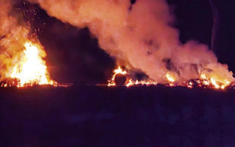 Fire burns pasture, hay off F.M. 1361 | Burleson County Tribune